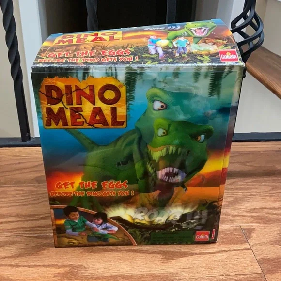 Duvet Clips Dino Crunch Game By Goliath - Preschool Dinosaur Game Where ...